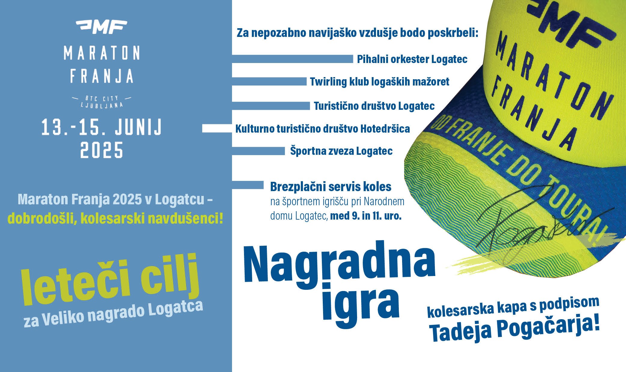 Maraton Franja 2025 v Logatcu – dobrodošli, kolesarski navdušenci! | Občina Logatec | MojaObčina.si