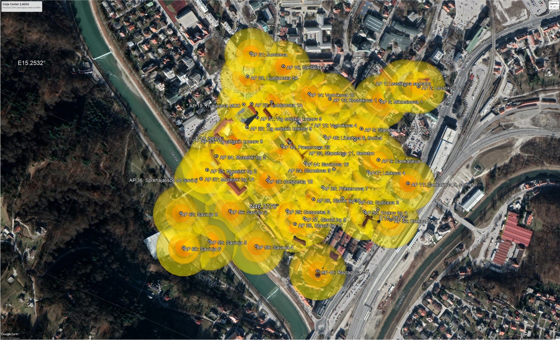 Začetek izgradnje javnega brezžičnega omrežja (WI-FI) v starem mestnem ...