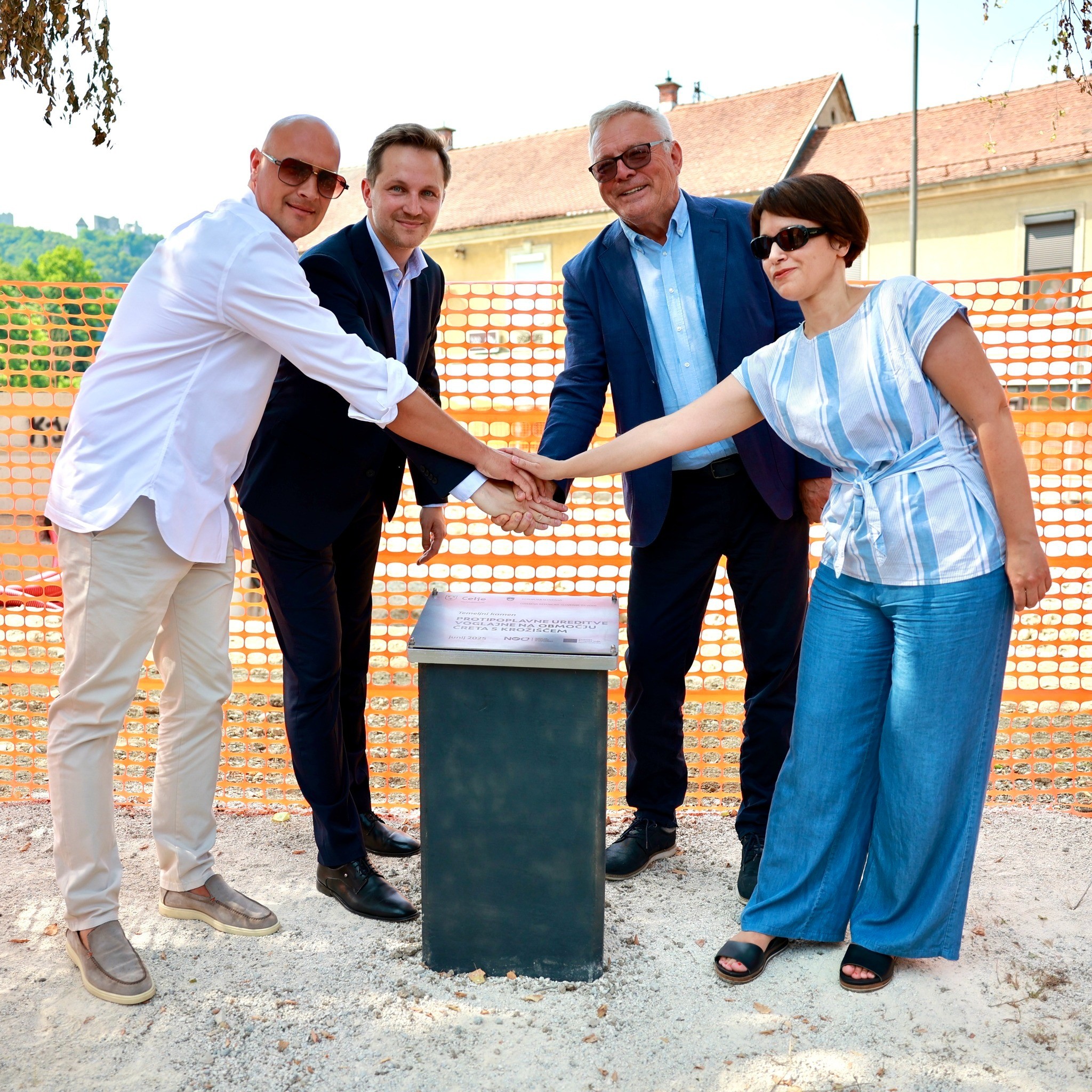 Položili temeljni kamen za protipoplavne ureditve v Celju | Občina ...