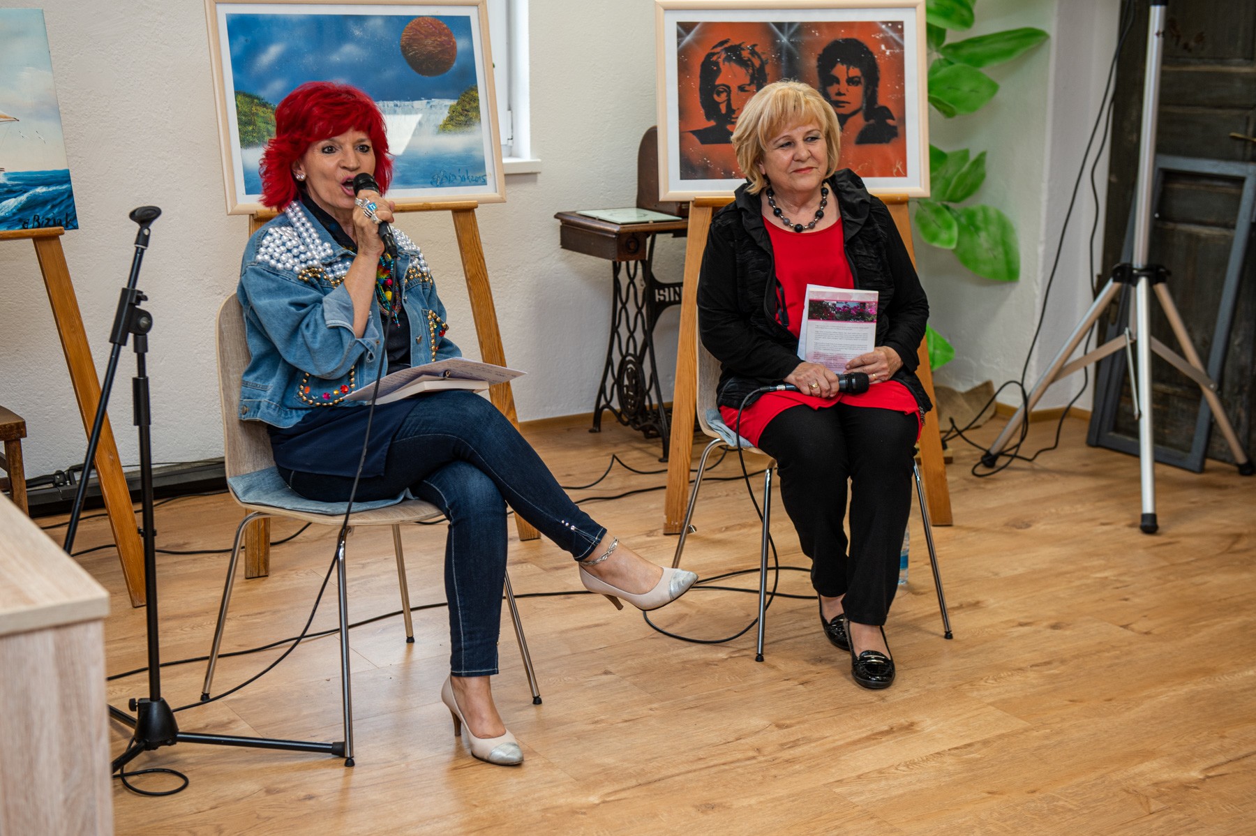 Utrinki literarno glasbenega popoldneva z Majdo Petan | Občina Prebold ...