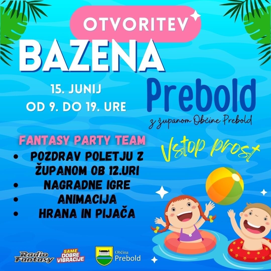 Otvoritev Bazena Prebold | Občina Prebold | MojaObčina.si