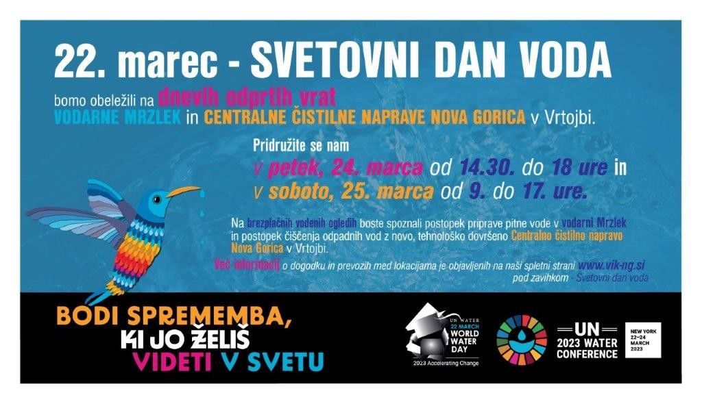 OB SVETOVNEM DNEVU VODA ODPRTA VRATA VODARNE MRZLEK IN CENTRALNE ČISTILNE NAPRAVE | Občina Miren ...