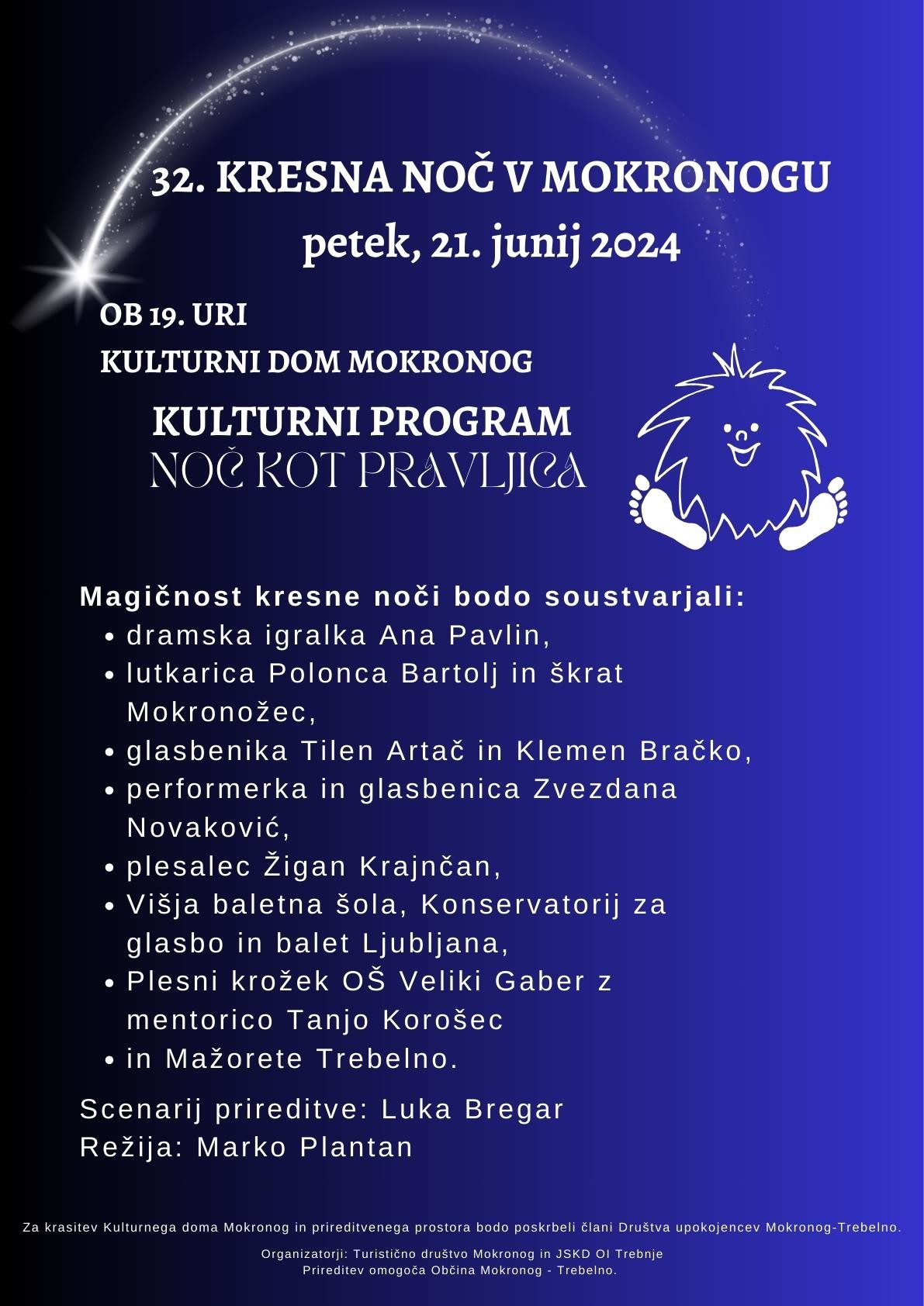 32. Kresna noč v Mokronogu: Noč kot pravljica | Občina Šentrupert | MojaObčina.si