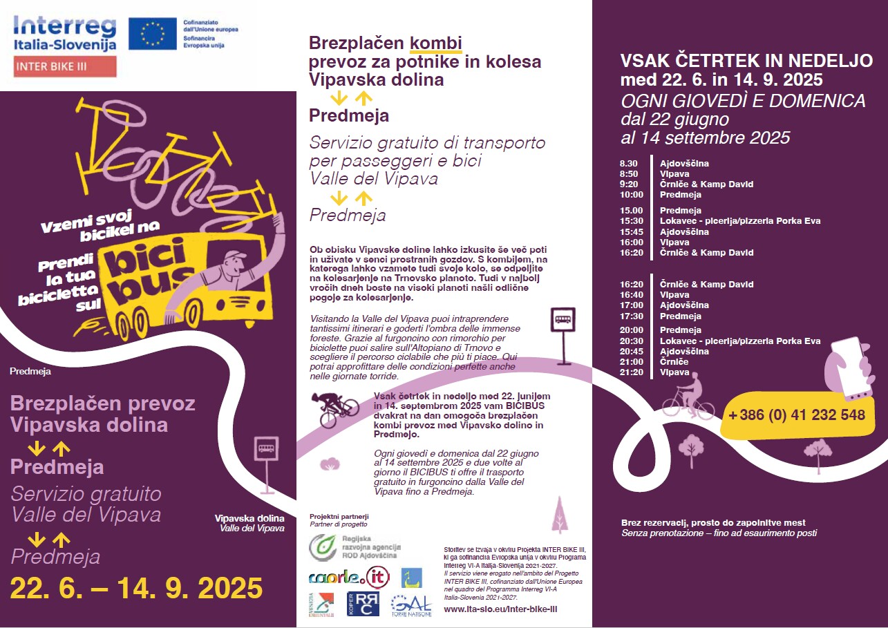 BICIBUS – Brezplačni prevozi za kolesarje in njihova kolesa | Občina ...