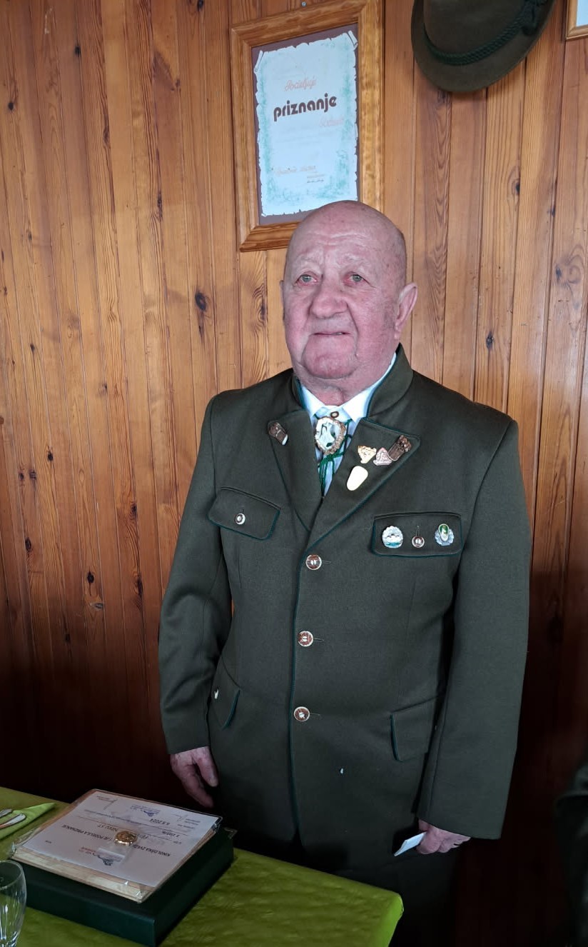 Ferdu Železniku častno članstvo Lovske družine Polzela | Občina Polzela | MojaObčina.si