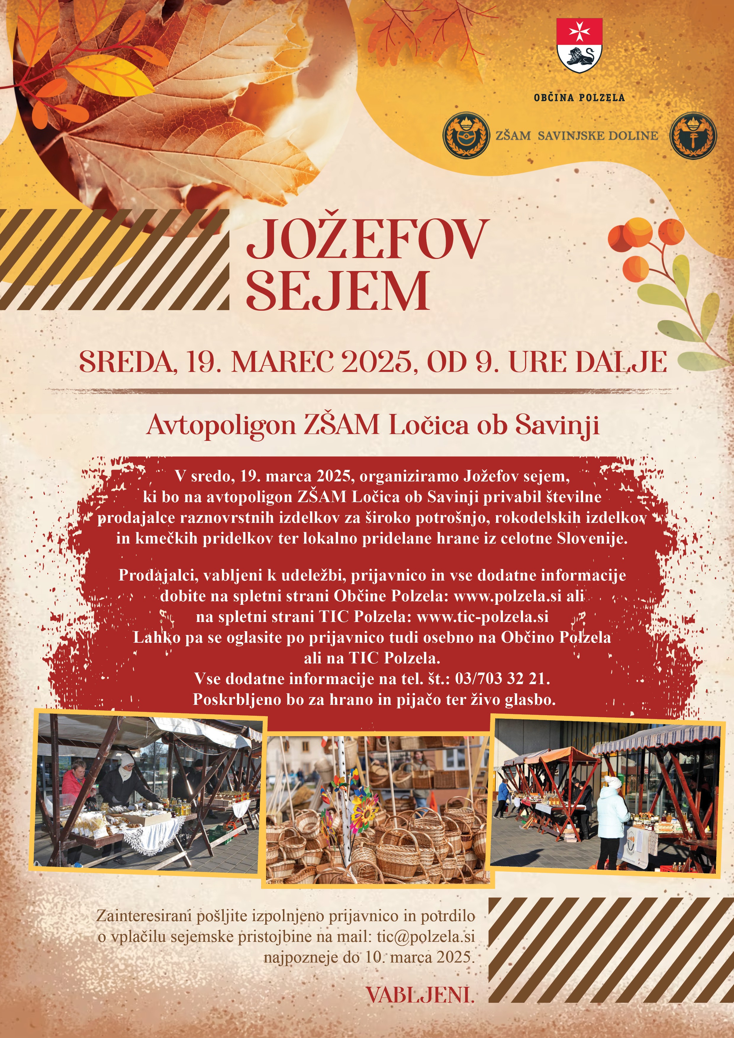 Povabilo na Jožefov sejem na Polzelo | Občina Polzela | MojaObčina.si