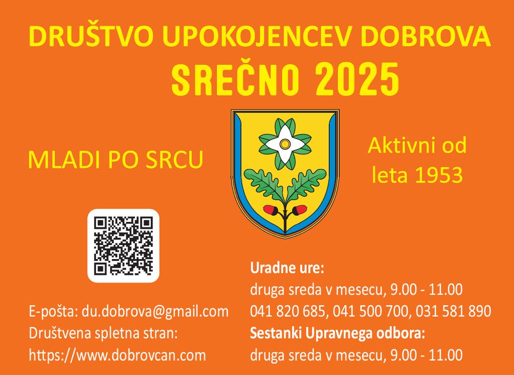 Program pohodov in izletov 2025 | Občina Dobrova-Polhov Gradec | MojaObčina.si