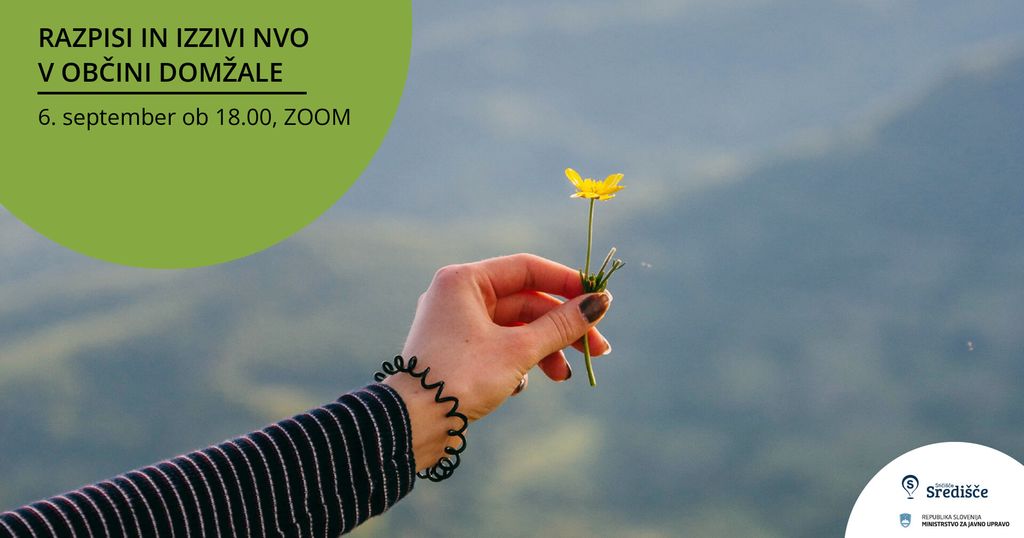 Razpisi in izzivi NVO v občini Domžale - dogodki v občini Ljubljana | MojaObčina.si