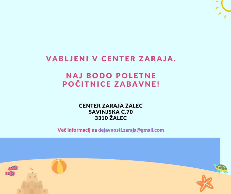 Poletni raziskovalni tabori v Centru Zaraja Žalec | Občina Žalec | MojaObčina.si