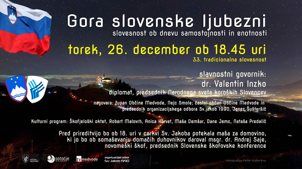 33. tradicionalna slovesnost ob dnevu samostojnosti in enotnosti na Sv. Jakobu - dogodki v ...