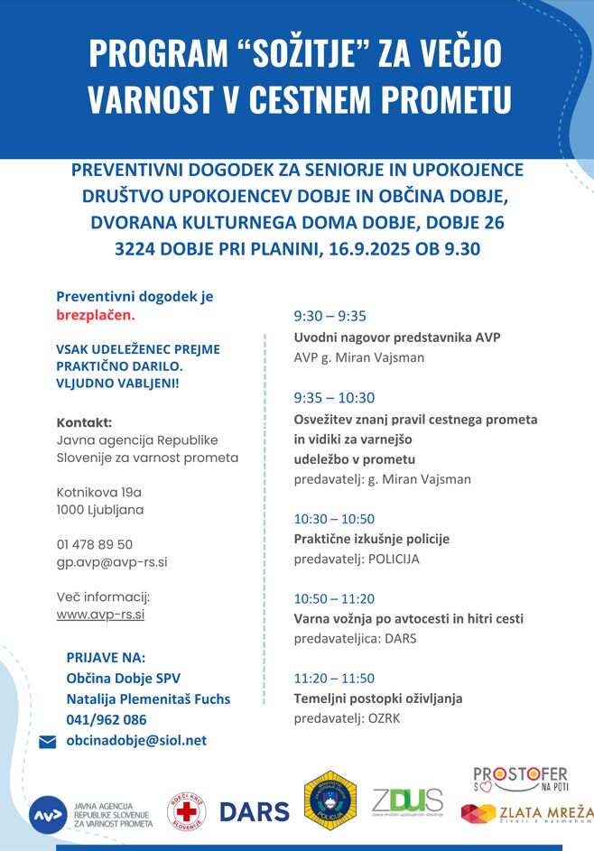 EVROPSKI TEDEN MOBILNOSTI 2025 na temo "Mobilnost za vse" | Občina Dobje | MojaObčina.si