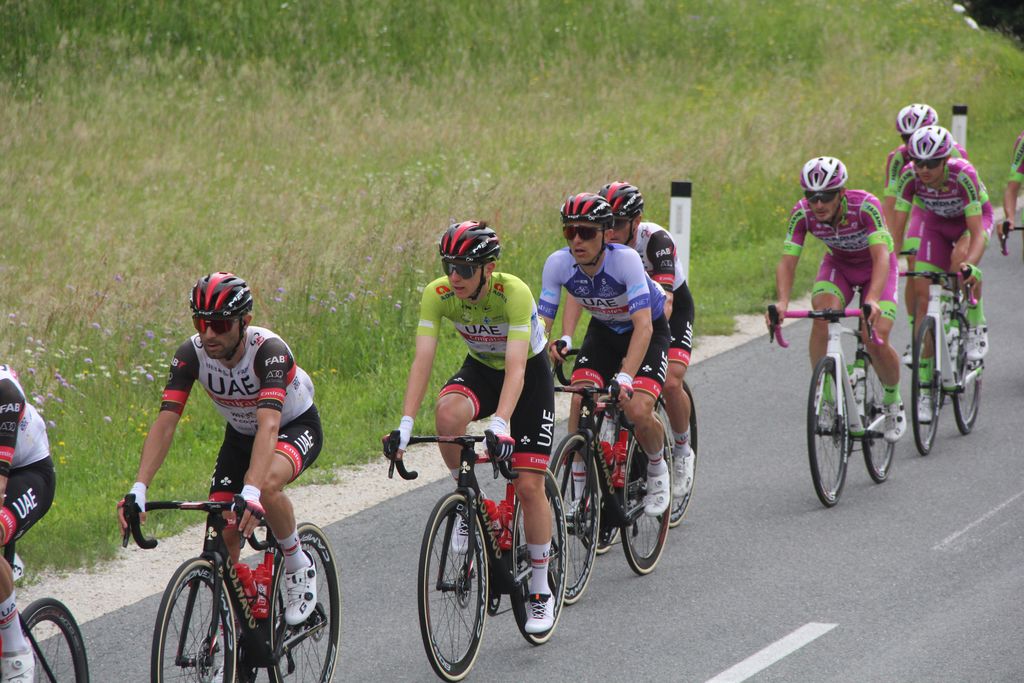 Tadej Pogačar premagoval horjulske klance ob glasnem navijanju ...