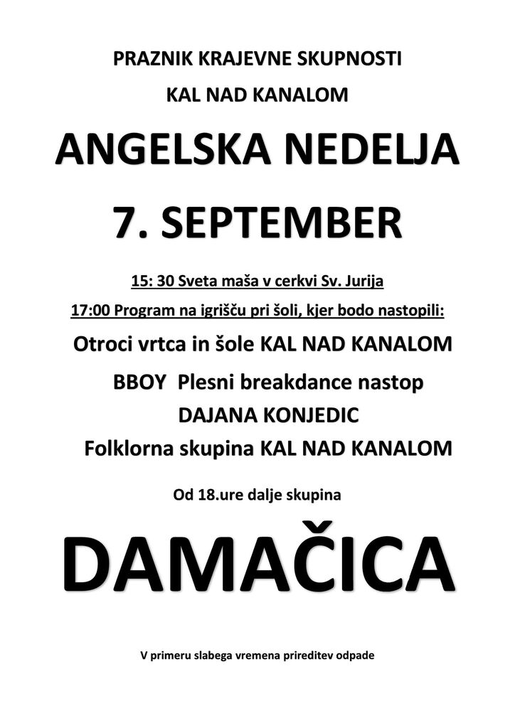 VABILO na dogodke | Občina Kanal ob Soči | MojaObčina.si