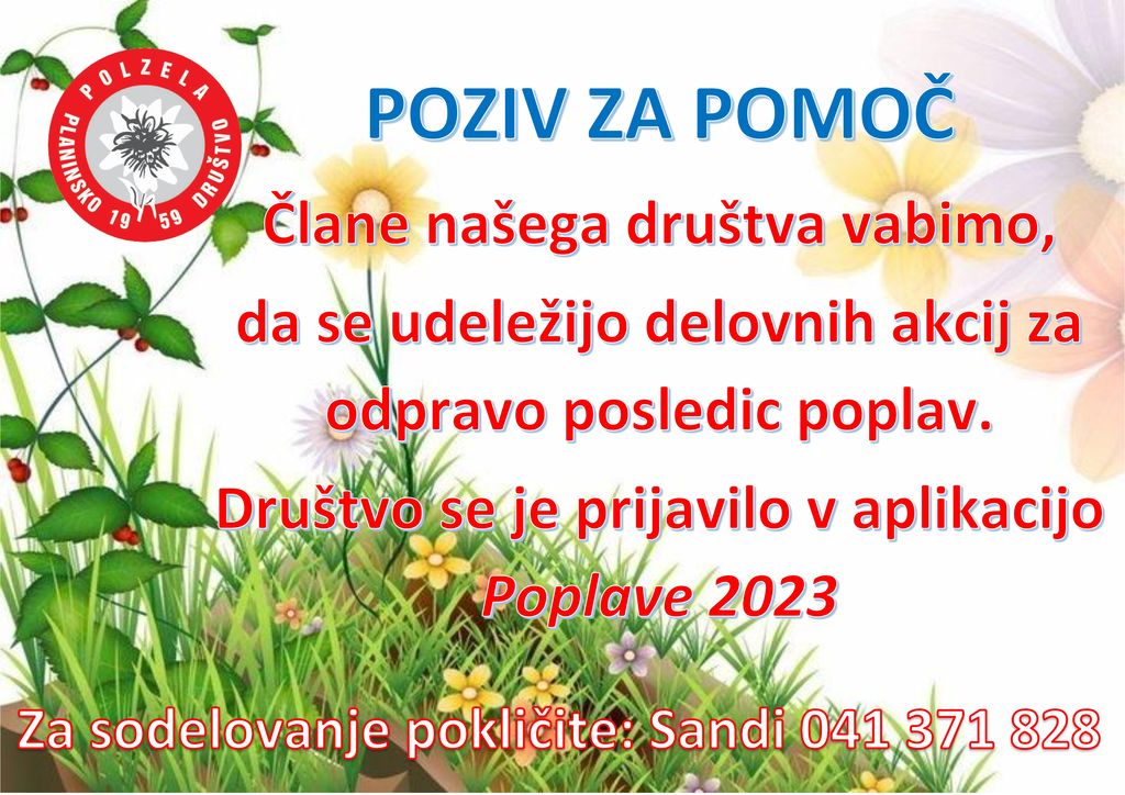 Planinci pomagamo | Občina Polzela | MojaObčina.si