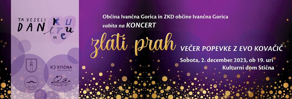 Ta veseli dan kulture s pevko Evo Kovačič | Občina Ivančna Gorica | MojaObčina.si