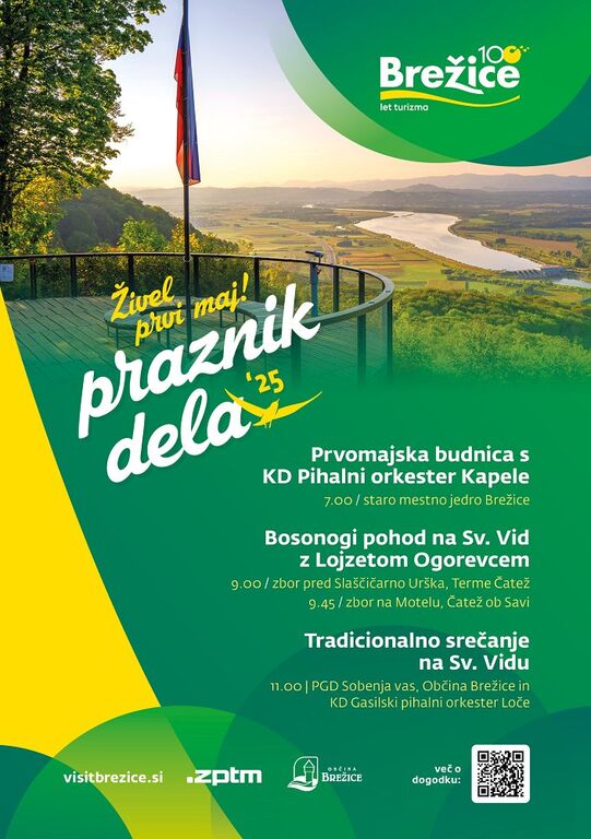 Vabljeni na praznovanje 1. maja, praznika dela | Občina Brežice | MojaObčina.si